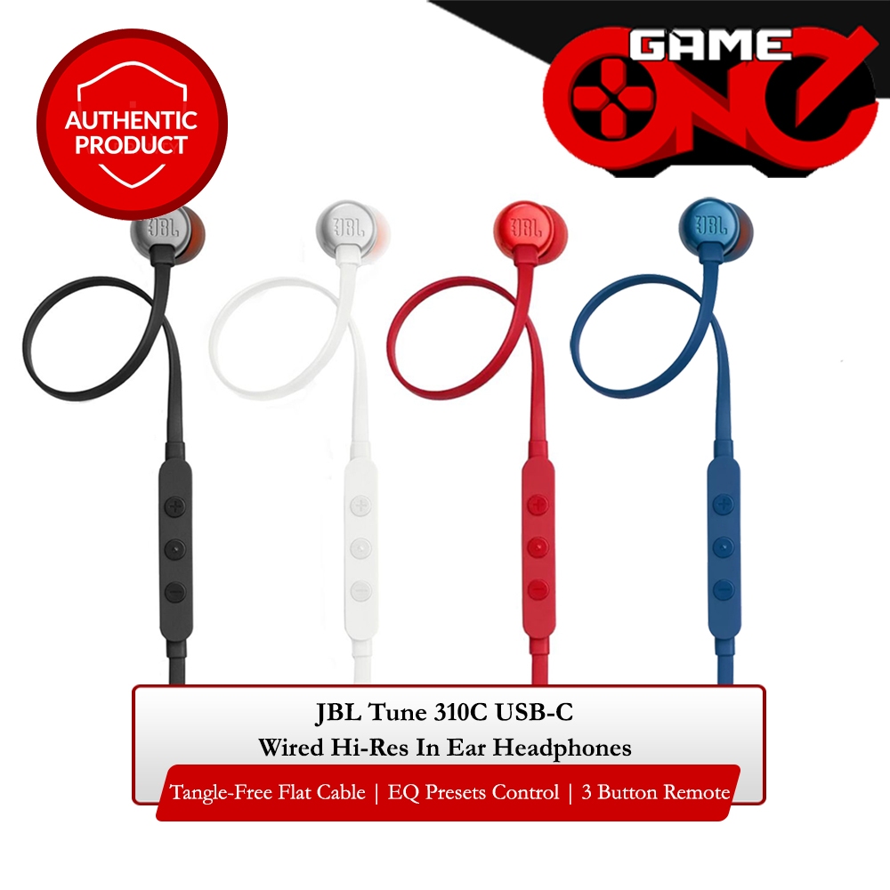 JBL Tune 310C USB-C Wired Hi-Res In-Ear Headphones | Shopee Philippines