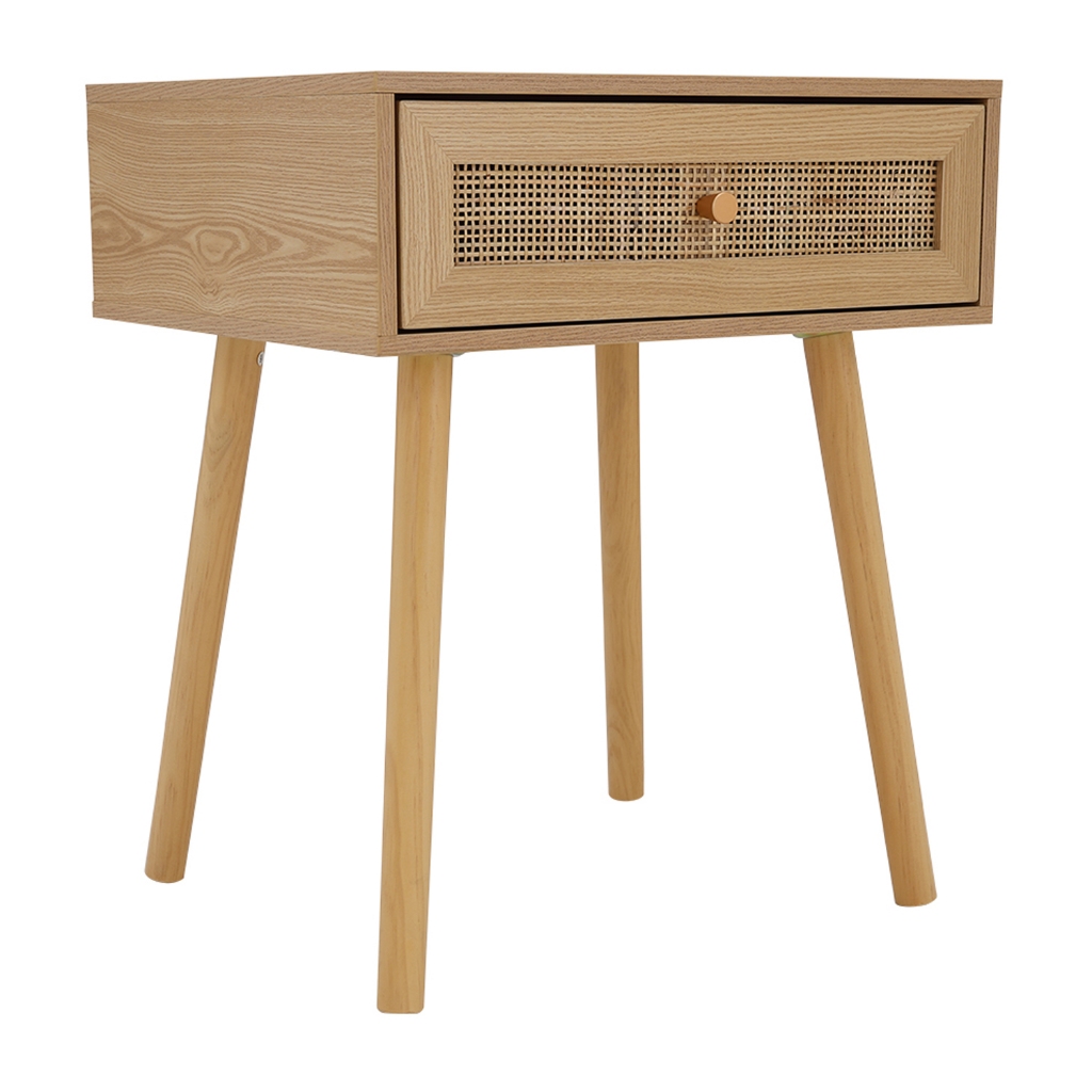 Furniture Source Saan Side Table Drawer (Natural) | Shopee Philippines