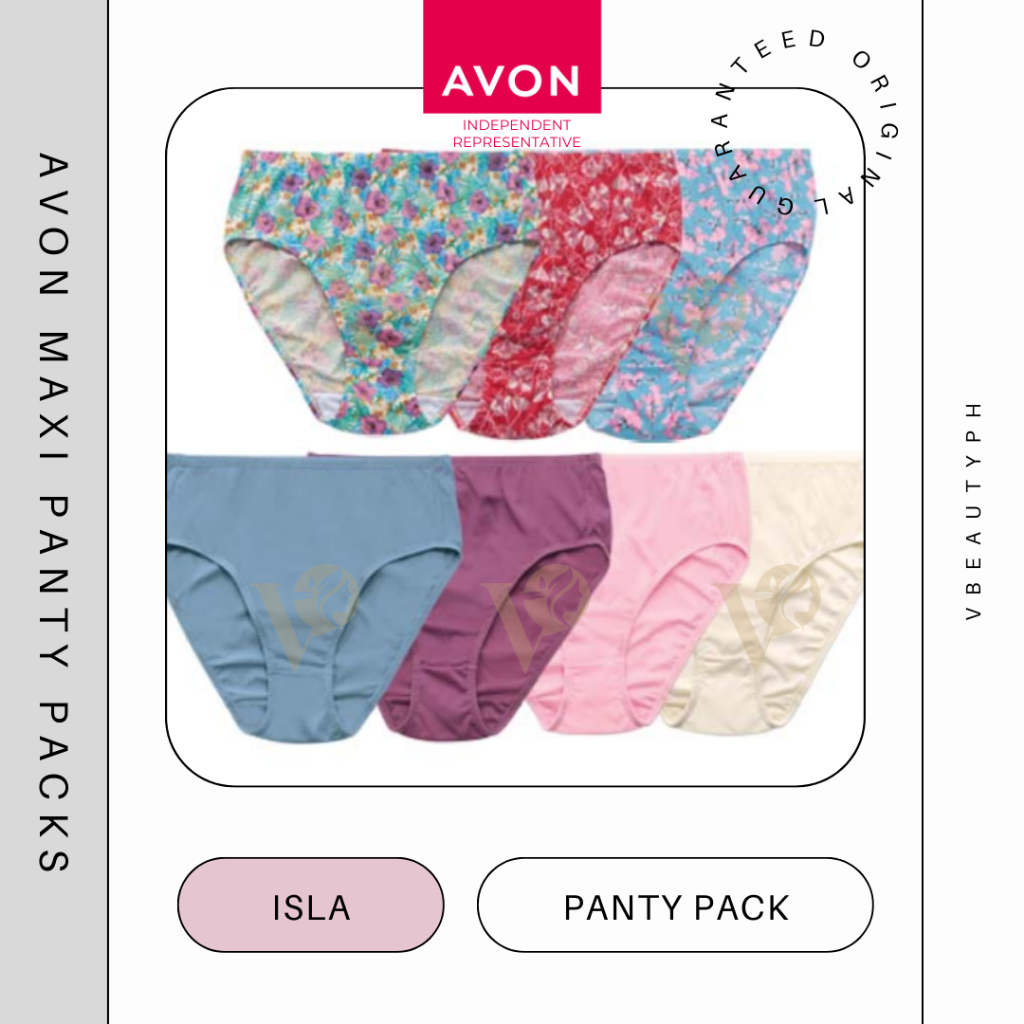 AVON Isla 7-In-1 Hi-Leg Maxi Panty Pack BESTSELLER | Shopee Philippines