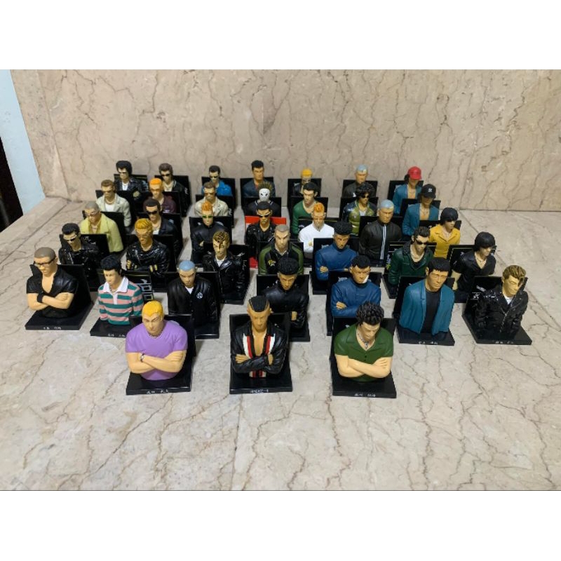 [Authentic From Japan] Crows X Worst Half Bust Figure Collection 34pcs ...