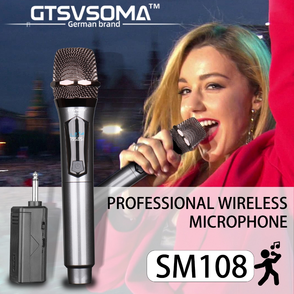 GTSVSOMA ™ Original floating microphone, wireless UHF microphone, SM108 ...
