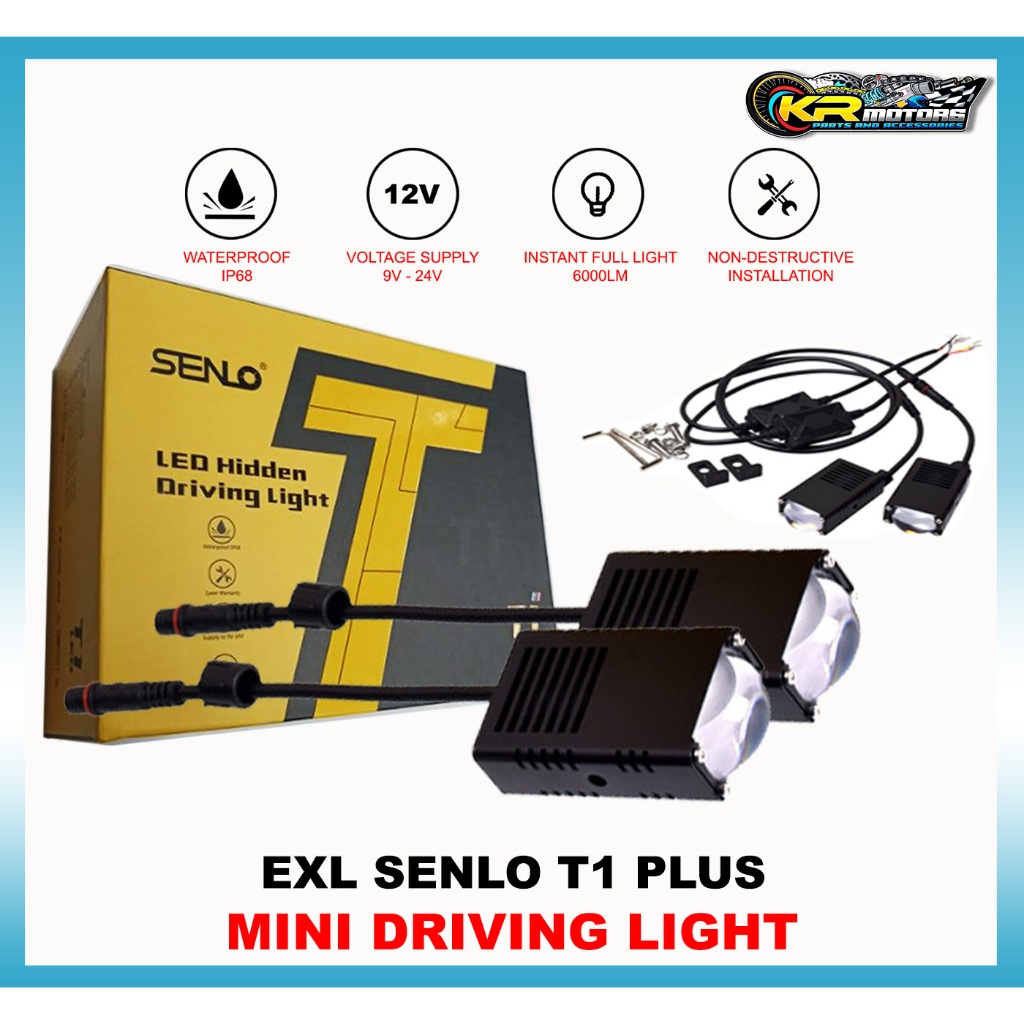 Original Senlo T1 Plus 60 Watts MDL - Auxiliary Light, Fog Light (6 ...