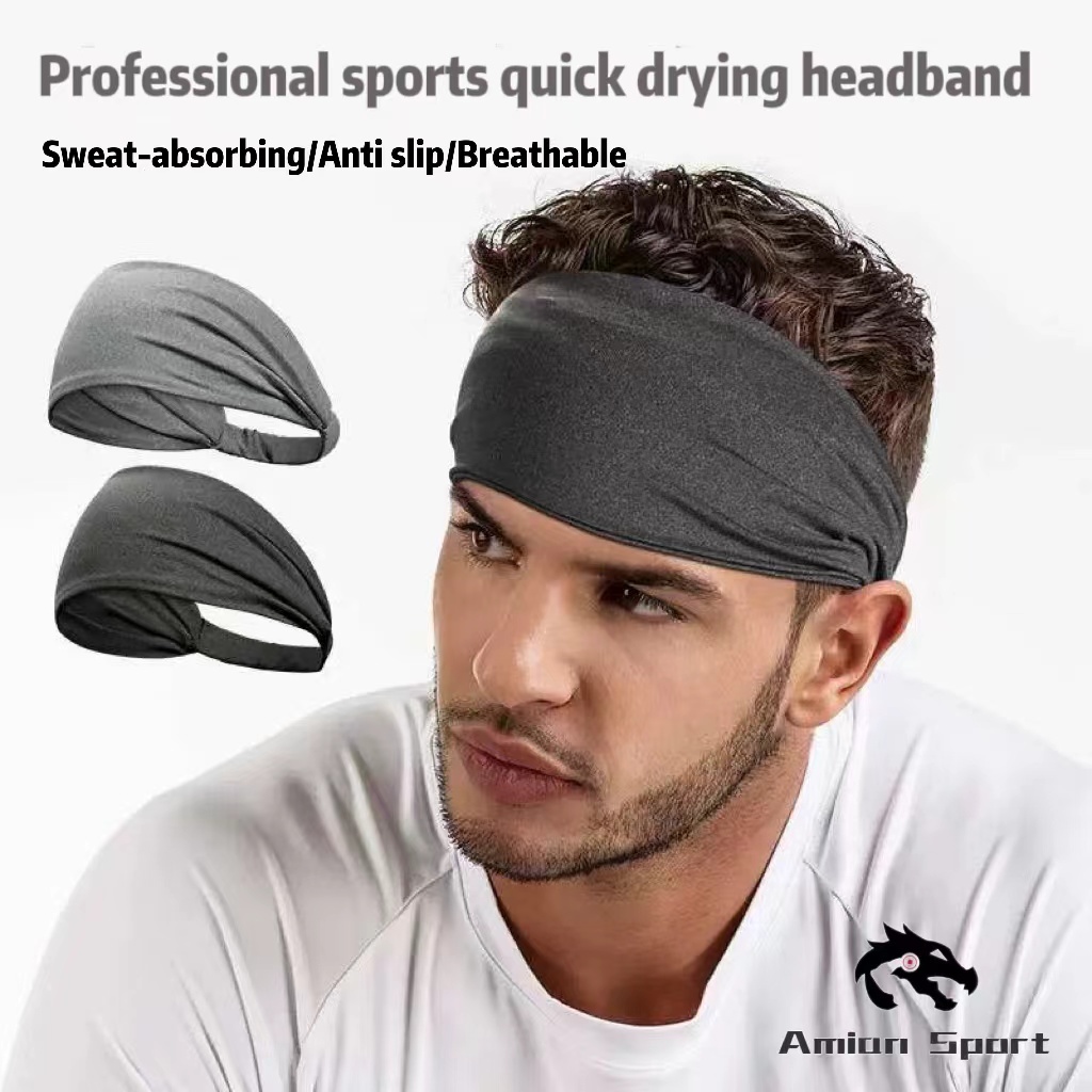 Sports Sweat-absorbing Headband Running Fitness Forehead Scarf Headband ...