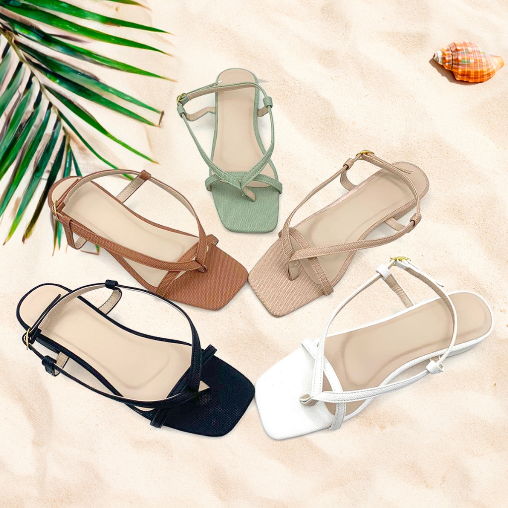 R&A934 1-Inch Square Toe with Combination Toe Straps in Textured ...