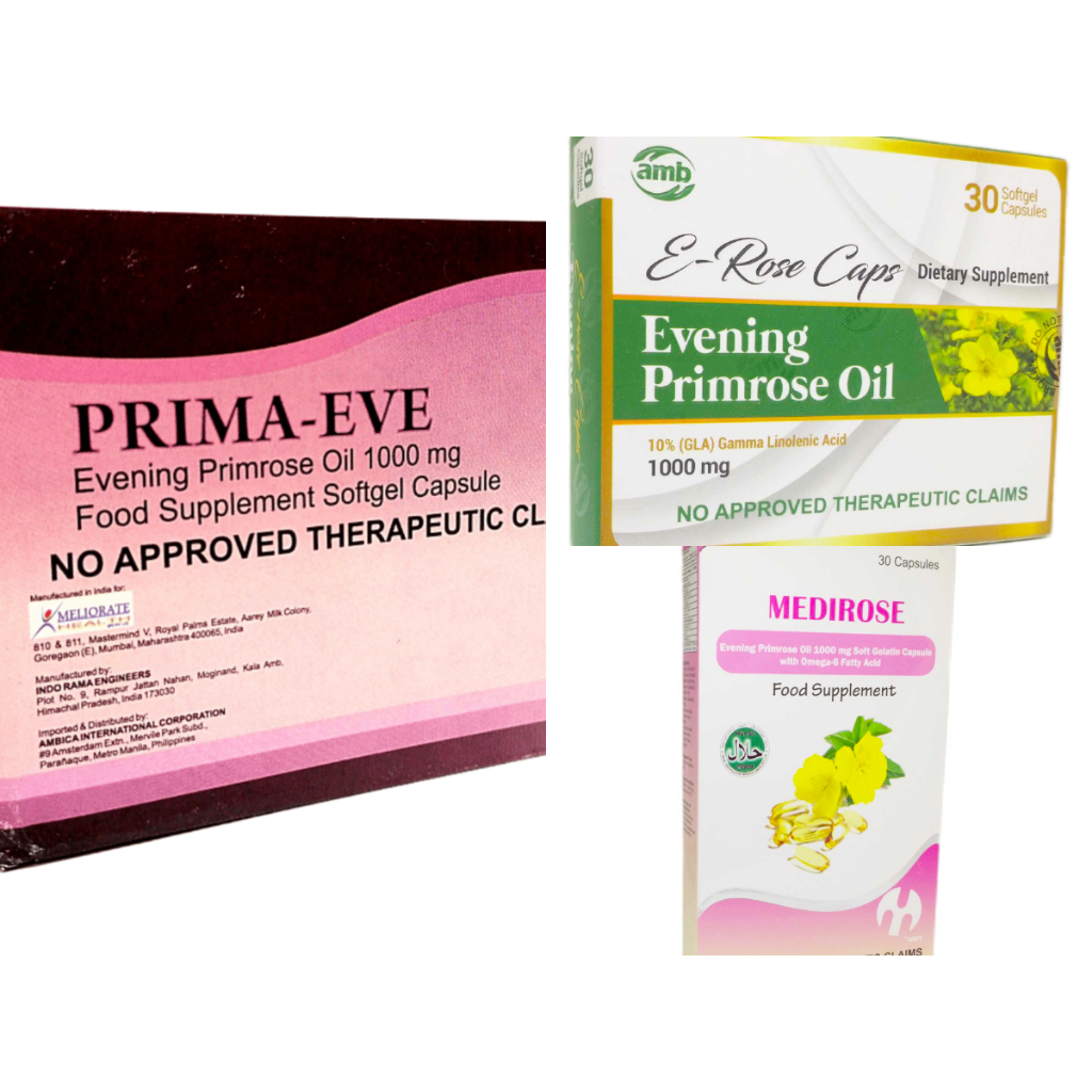 HFW Evening Primrose Oil E ROSE MEDIROSE PRIMA EVE | Shopee Philippines