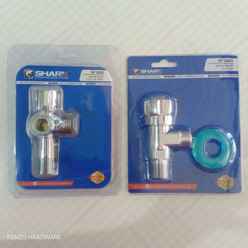 SHARK 2 Way & 3 Way Angle Valve 1/2 x 1/2 | Shopee Philippines