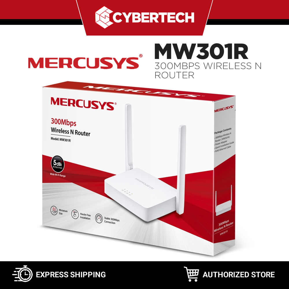 Mercusys MW301R 300Mbps Wireless N Router | Shopee Philippines