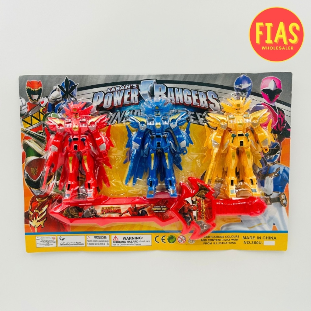3n1 Power Rangers A1168 | Shopee Philippines