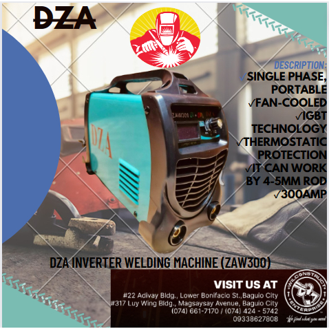 DZA INVERTER WELDING MACHINE (ZAW300) | Shopee Philippines
