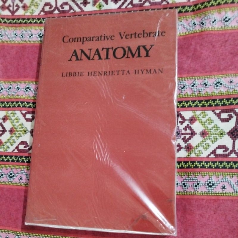 Comparative vertebrate Anatomy (Hyman) | Shopee Philippines