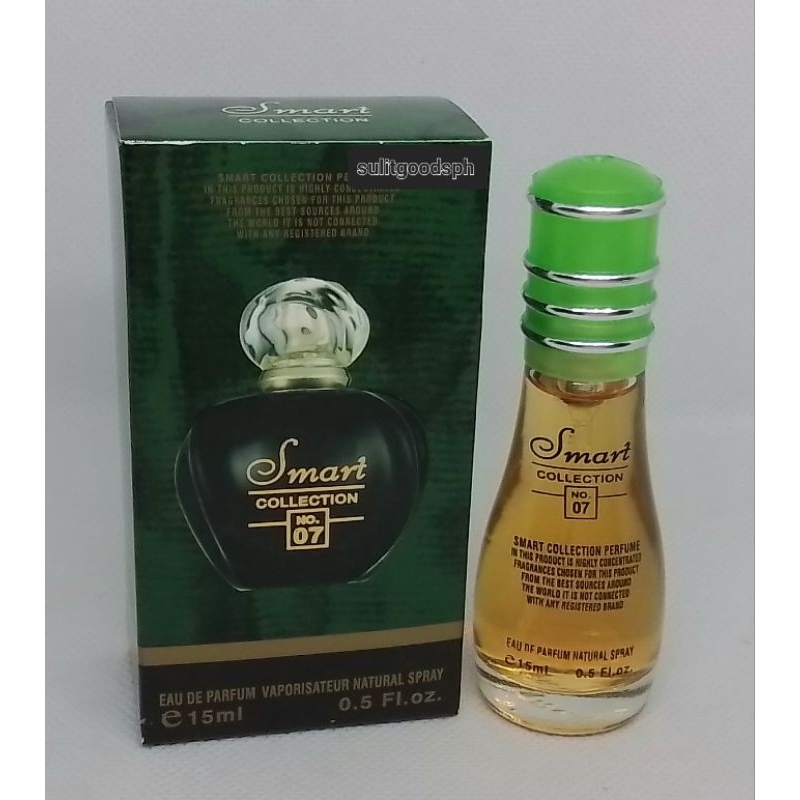 SMART COLLECTION NO. 07 PERFUME FOR WOMEN 15 ML EDP | Shopee Philippines