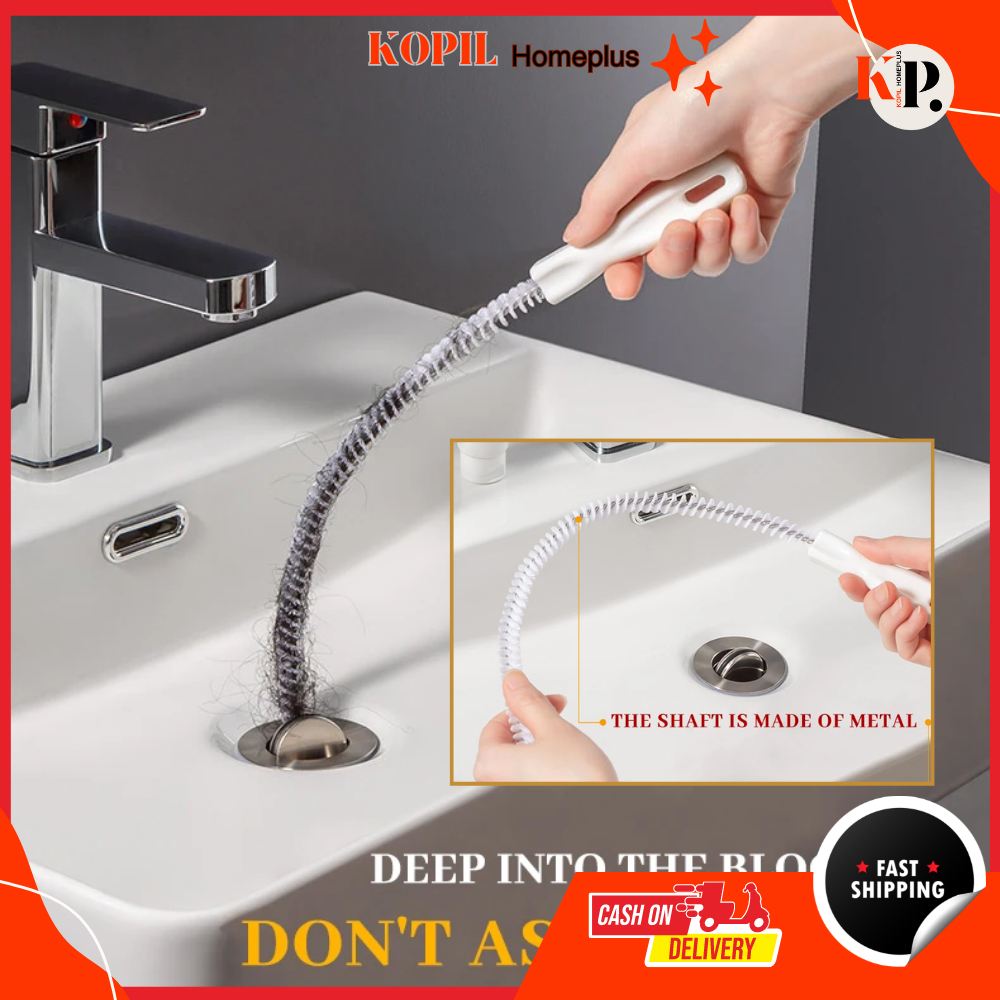 Kopil pipe sewer sink drain dredging Cleaning Brush brush lababo ...
