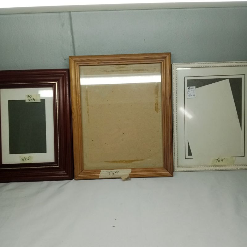 AG71 Assorted Photo frames 3"×5" to 7"×9" inches in solid wood from UK ...