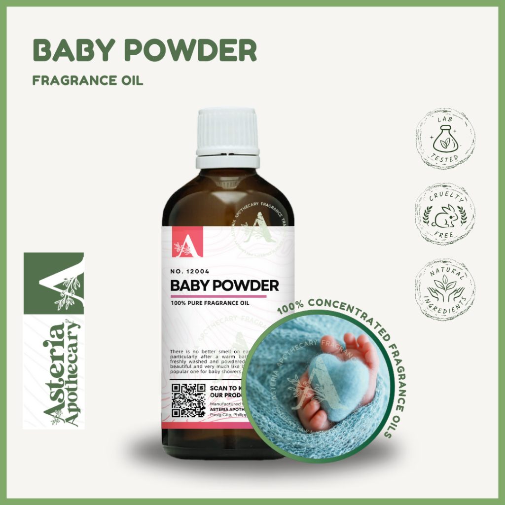 Baby Powder Fragrance Oil (30ML & 100ML) for Soap, Candles & Cosmetics ...