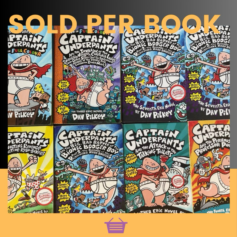 Captain Underpants by Dav Pilkey Children’s Fiction Adventure Action ...