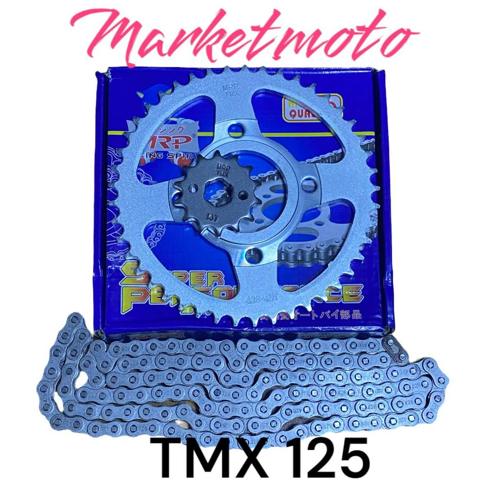TMX 125 chainset chain sprocket set 14/45/428 mrp | Shopee Philippines