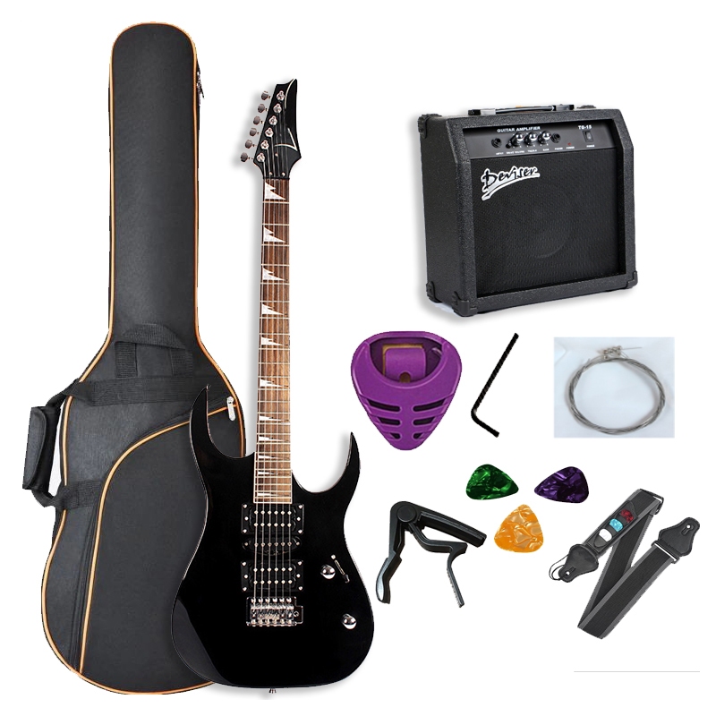 KAWES Double Rocker Electric Guitar Professional Metal Electric Guitar ...