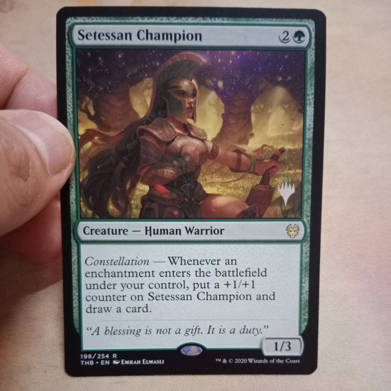 Setessan Champion (Theros Beyond Death PROMO) | Shopee Philippines