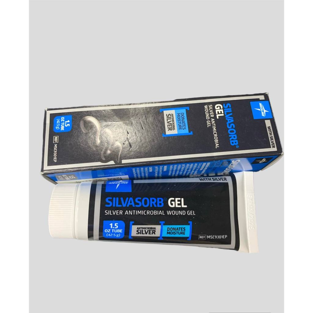 (PAUBOS SALE)Silvasorb Gel 1.5 oz Silver Antimicrobial Wound Gel ...