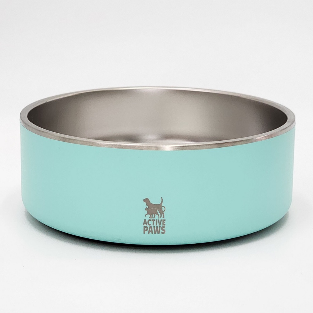 Active Paws - Stainless Steel Pet Bowl - 32 oz - Light Green | Shopee ...