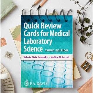 [SIZE A6/4x6 in, COIL BOUND] QUICK REVIEW CARDS FOR MEDICAL LABORATORY SCIENCE BY V.D. POLANSKY ...