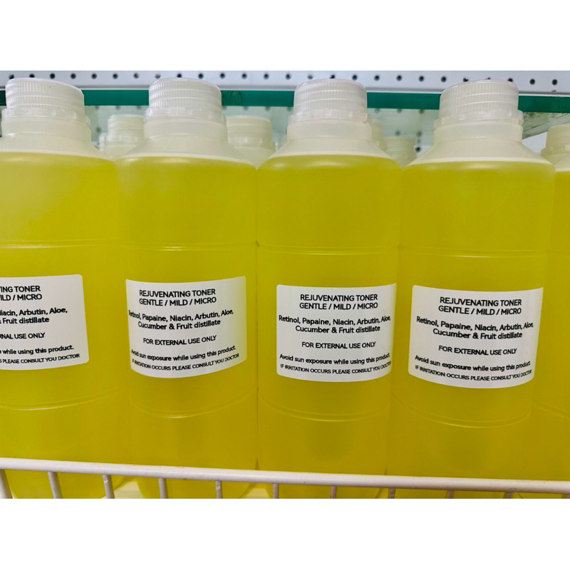 REJUVENATING TONER MILD / MICRO PEEL 1 LITER | Shopee Philippines