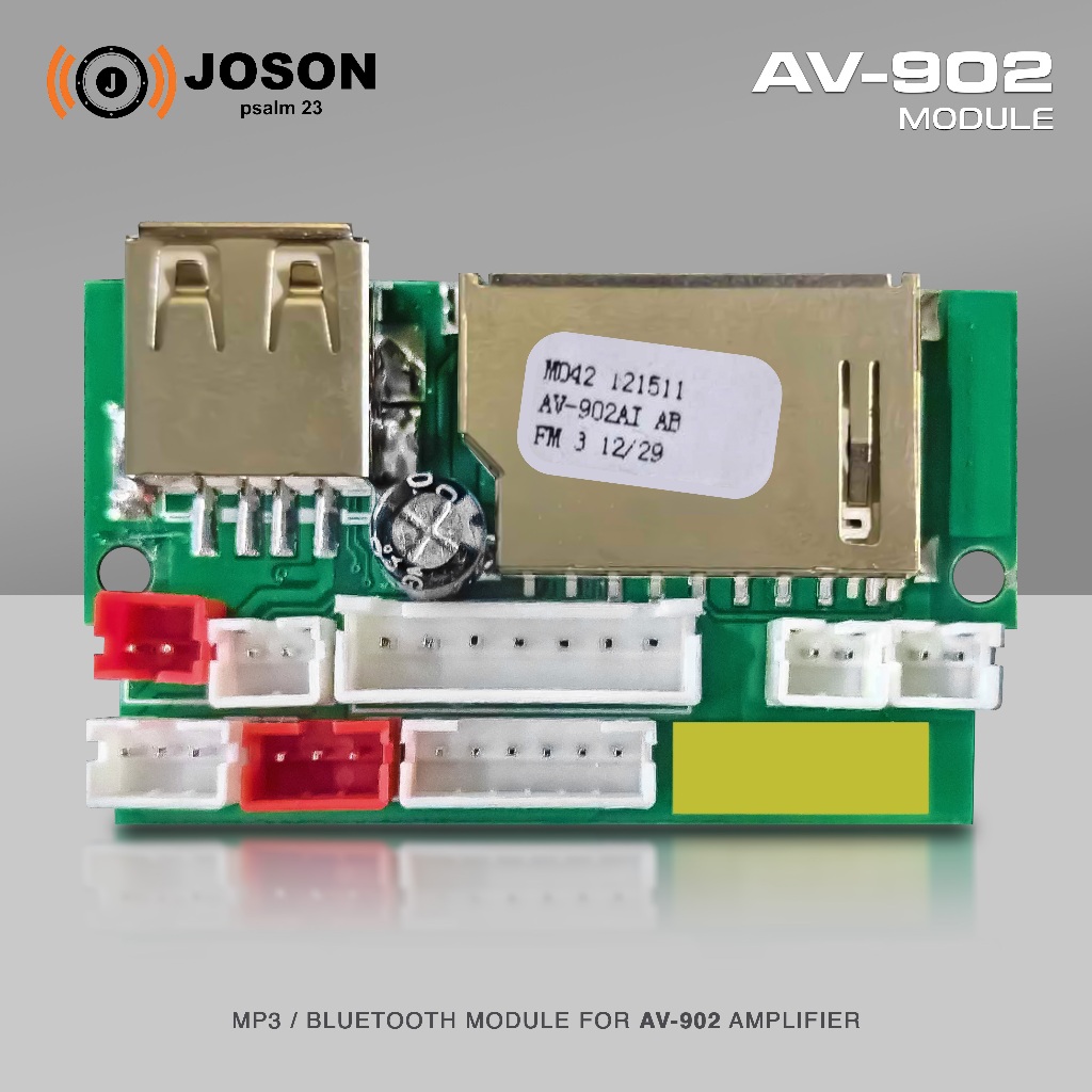 Joson MP3/Bluetooth Module Board for AV-902 Amplifier | Shopee Philippines
