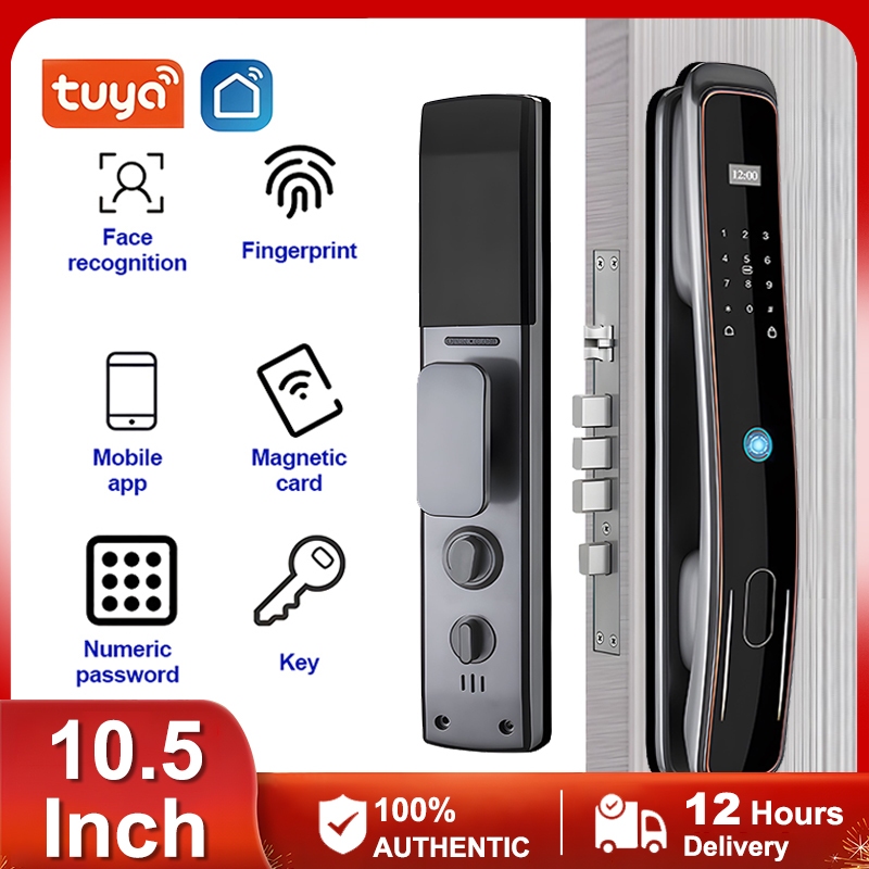 Automatic Door Lock Wifi Tuya Smart Door Lock Electronic Smart Lock ...