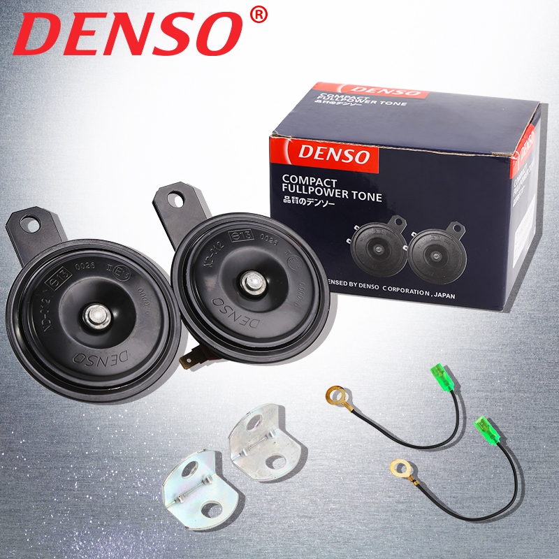 Denso Horn for Car and Motorcycle Loud Hi/Low 12V Universal Compact ...