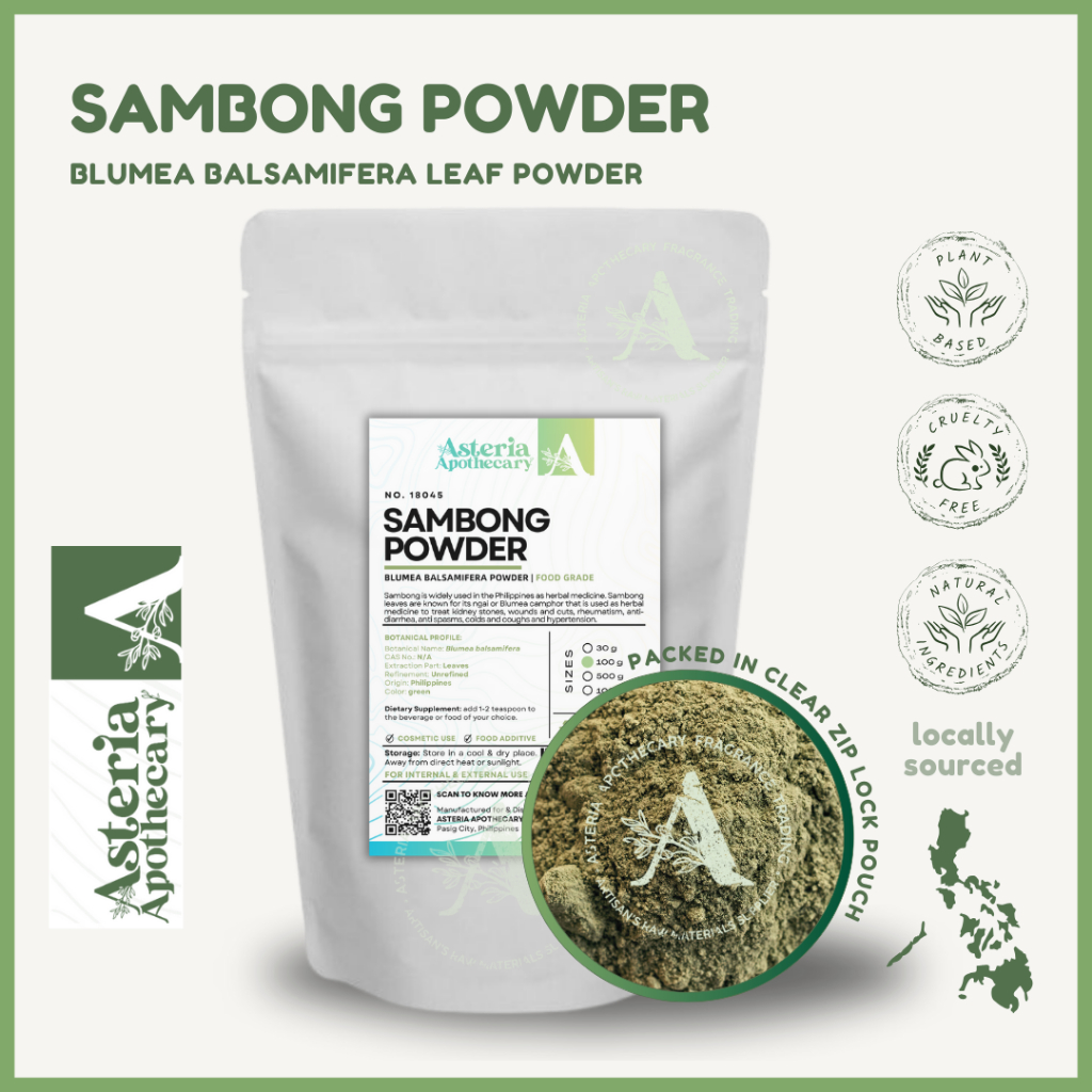 Sambong Powder 30g & 100g - Asteria Apothecary | Shopee Philippines