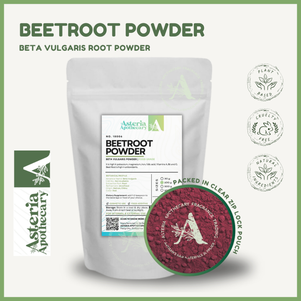 Beetroot Powder 30g & 100g - Asteria Apothecary | Shopee Philippines