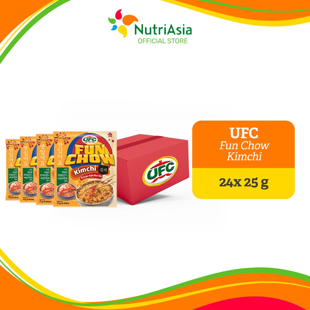 UFC Fun Chow Korean-Style Rice Mix Kimchi 25g Bundle of 24 | Shopee ...