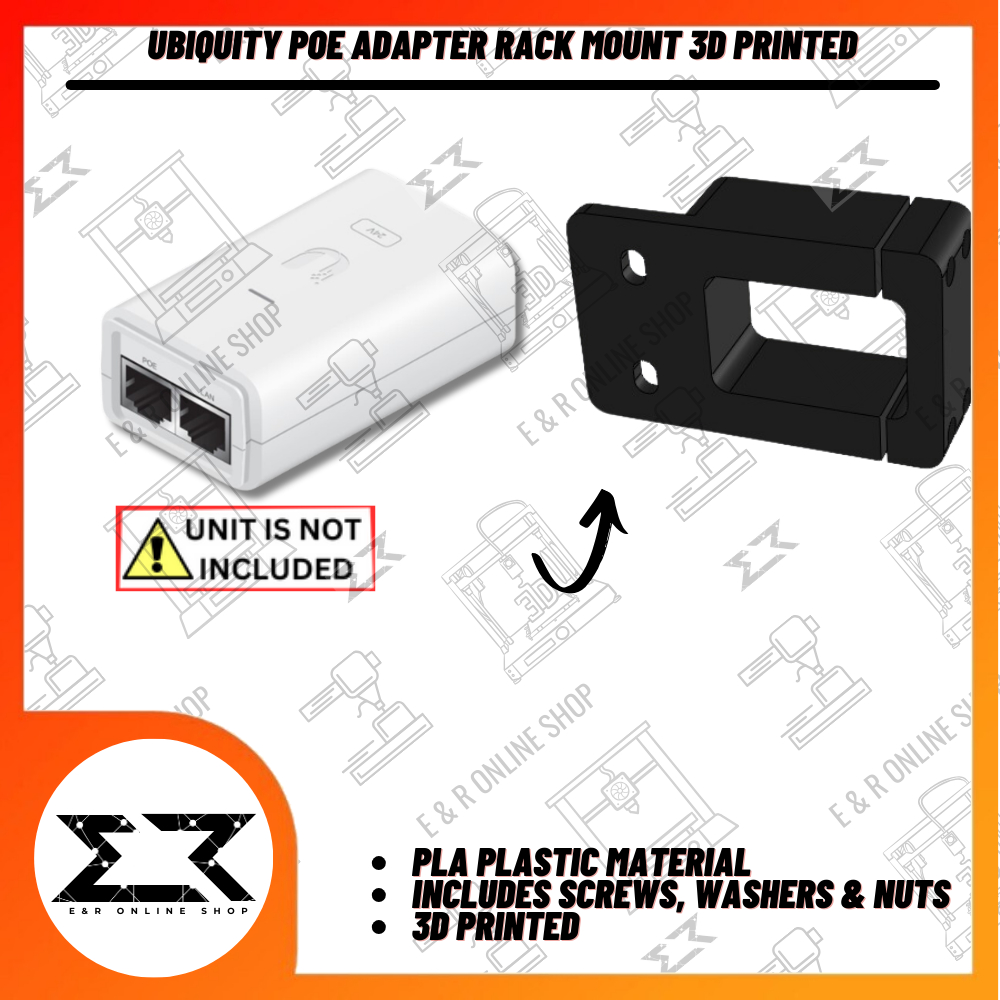 Ubiquity POE Adapter Rack Mount 3D Printed | Shopee Philippines