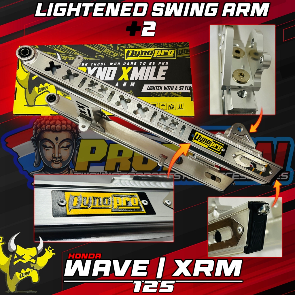 Adjustable Swing Arm Wave Plus 2 Prototype Design MTR Brand WAVE XRM RS125 TMX SMASH | Shopee ...