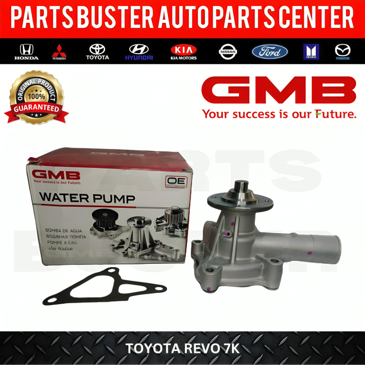 GMB Water Pump Assembly for Toyota REVO 7K, FX 5K/7K (GWT-60A) | Shopee ...