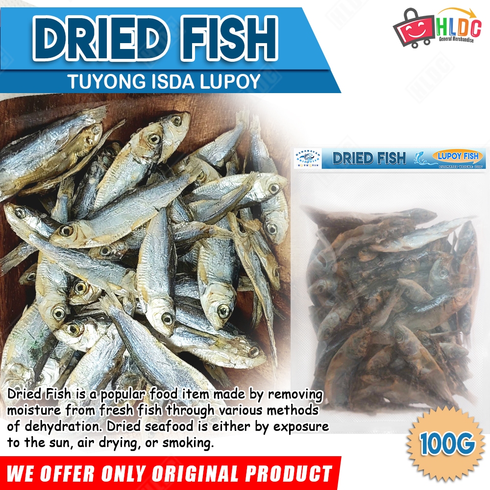 Dried Fish LUPOY Maliit na Tuyo Lupoy Isda ( 100g/200g ) Sun Dried Fish ...