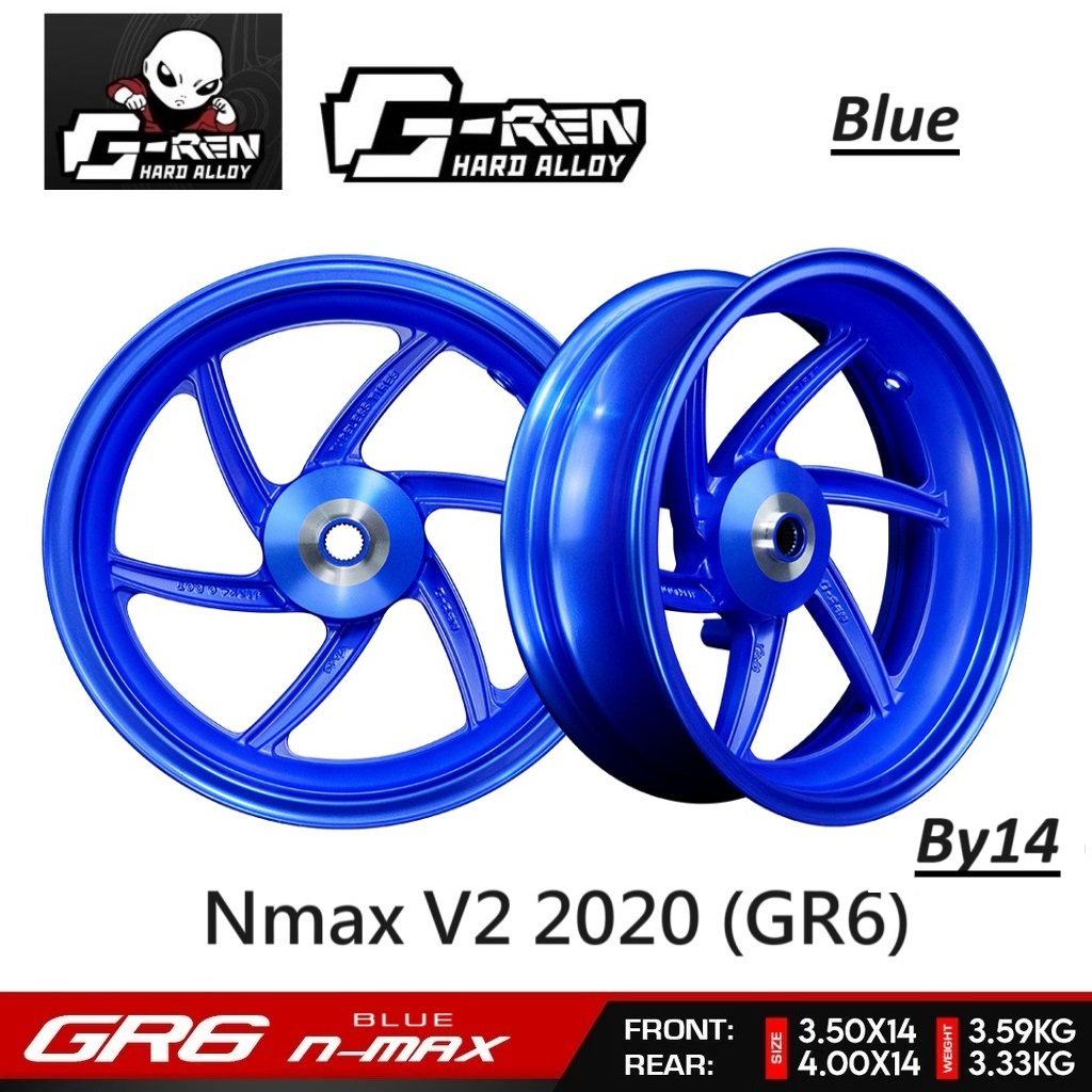 G-Ren Mags GR6 By14 For Nmax V2 (2020) By14 (Made In Thailand) | Shopee ...