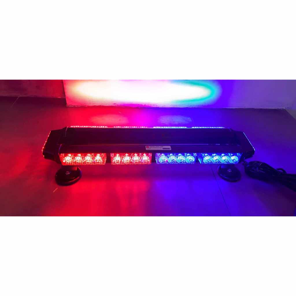 Red Blue Magnetic Blinker / Toplights (38 LED) | Shopee Philippines