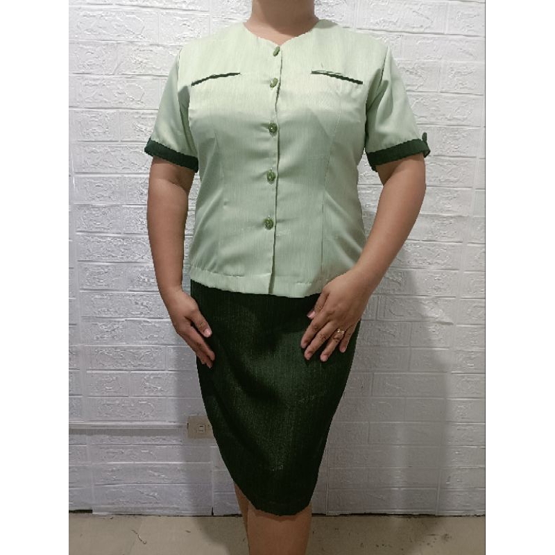 Women's Secretariat Uniform KALIHIM With Watermark | Shopee Philippines