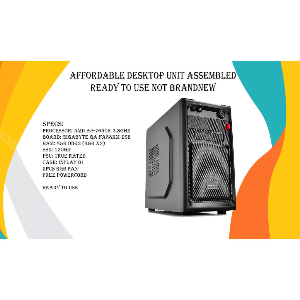 ASSORTED USED DESKTOP UNIT READY TO USE | Shopee Philippines