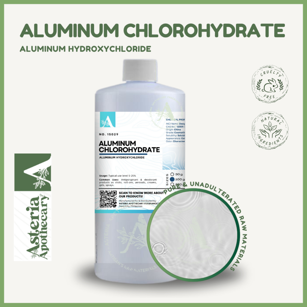 Aluminum Chlorohydrate 1LITER - Asteria Apothecary | Shopee Philippines