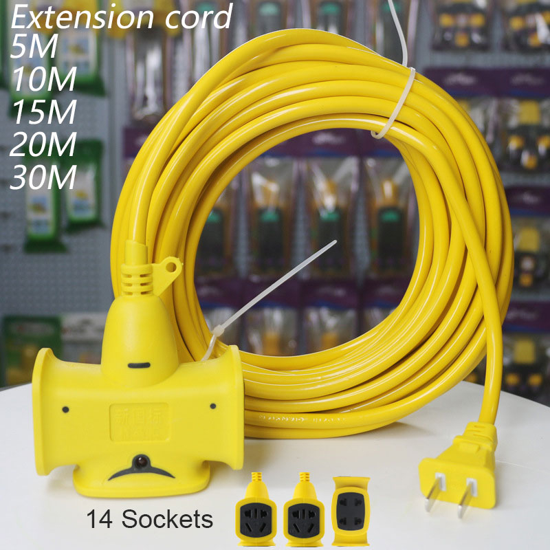 Extension Cord Socket long Plug-in Strip Electric Vehicle Charging ...