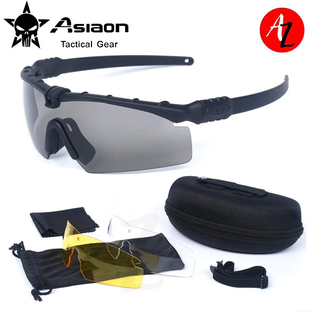 ASIAON A-445 Proctective Sunglass Sun Shade UV400 Impact Resistant with ...