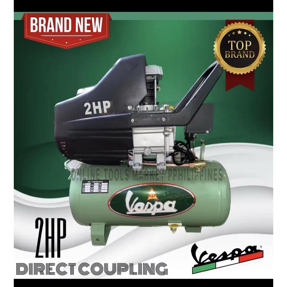 VESPA Air Compressor 2HP Direct Coupling (RANDOM PICK FOR FREE HOSE ...