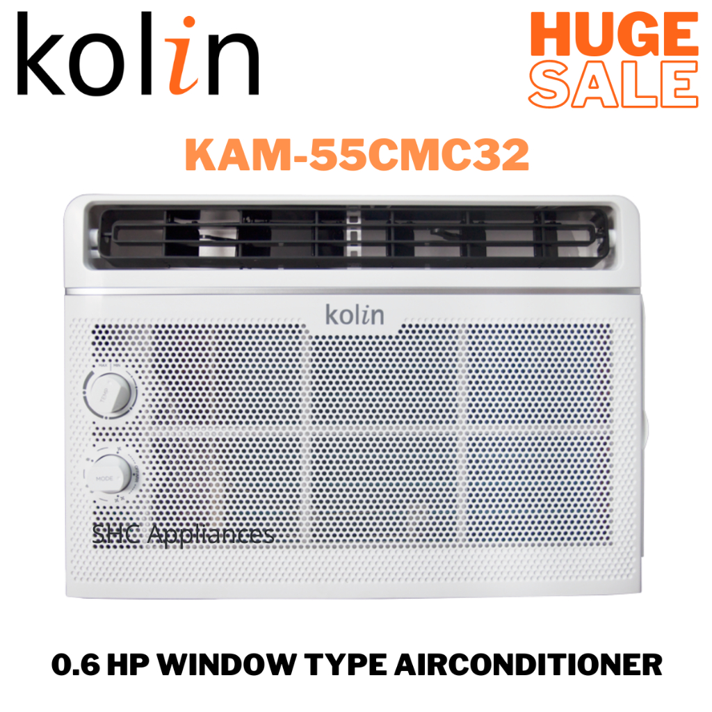 Kolin 0.6HP Compact Window Type Aircon KAM55CMC32 | Shopee Philippines