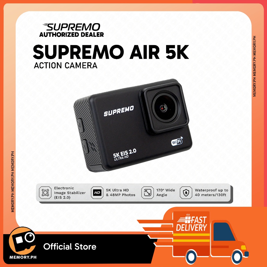 Supremo Air 5K Action Camera | Shopee Philippines