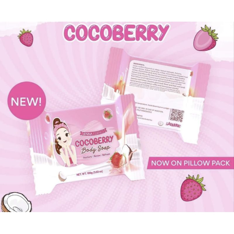 JENNA ESSENTIAL COCOBERRY SOAP 100G | Shopee Philippines