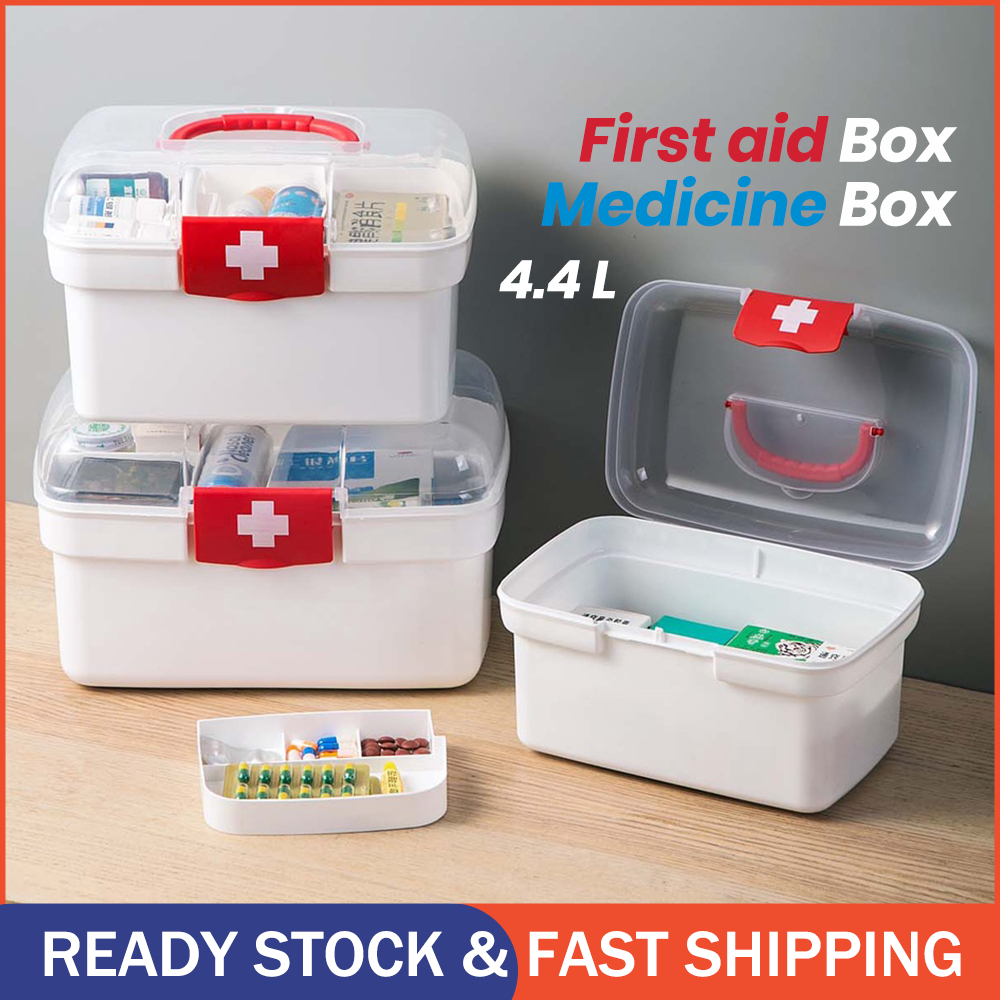 Multi Purpose Family First aid box Medicine Kit Medicine Cabinet First ...