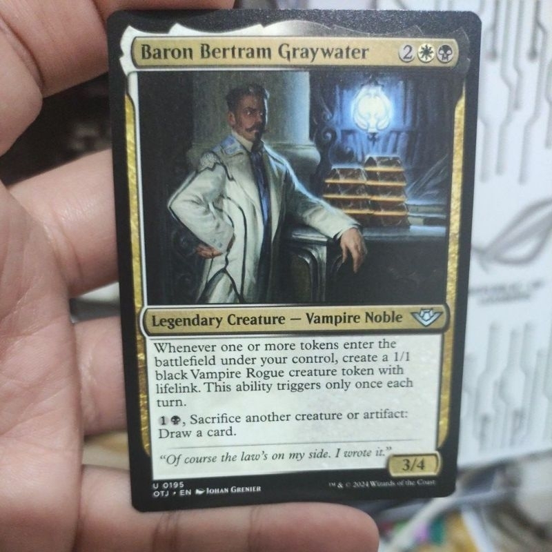 OTJ Baron Bertram Graywater nm spld card | Shopee Philippines