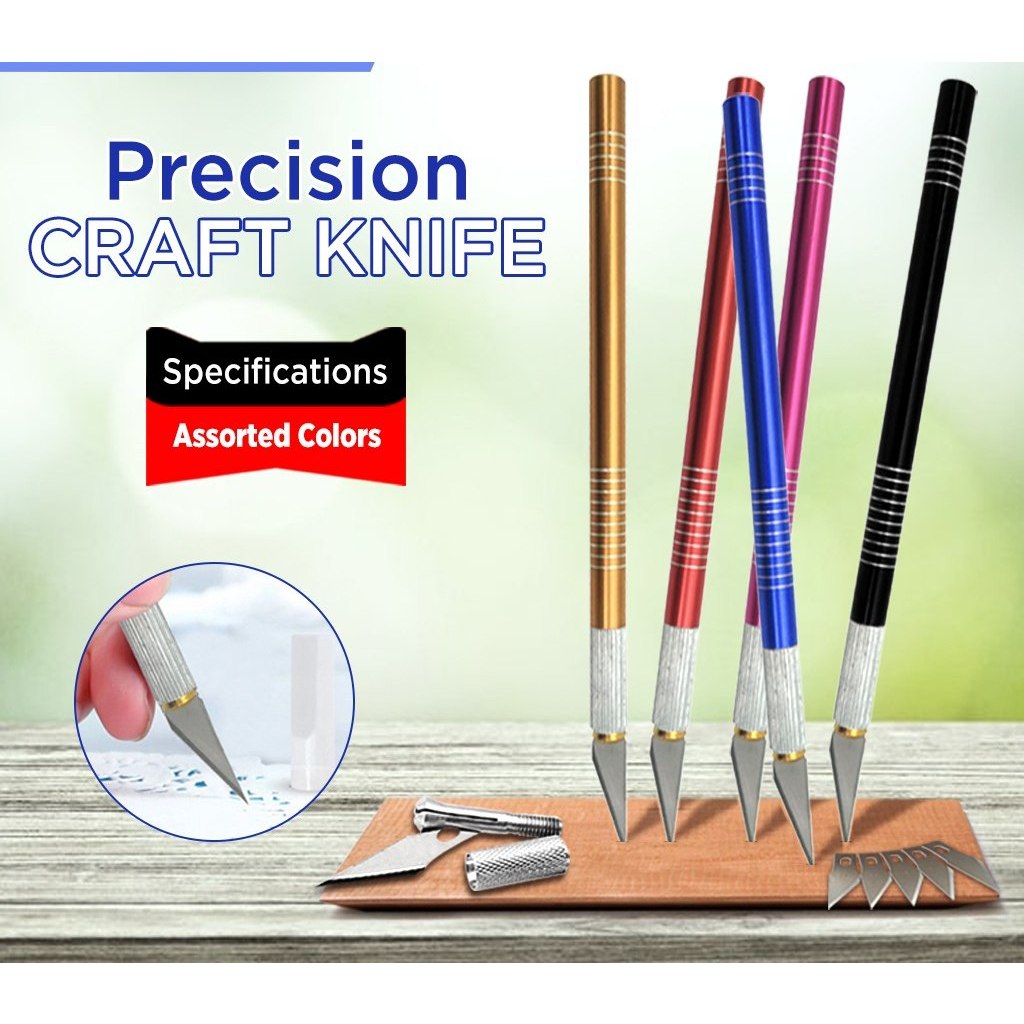 Precision Cutting Craft Knife for Vinyl (Random Color) | Shopee Philippines